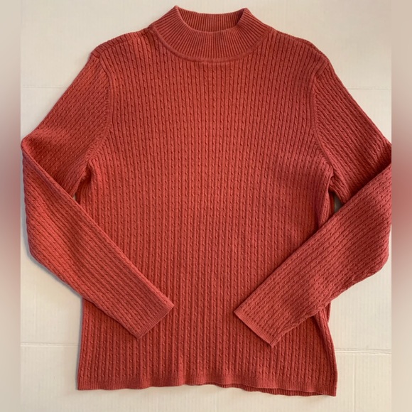 Kim Rogers | Sweaters | Kim Rodgers Long Sleeve Pullover Mock Slim Line ...